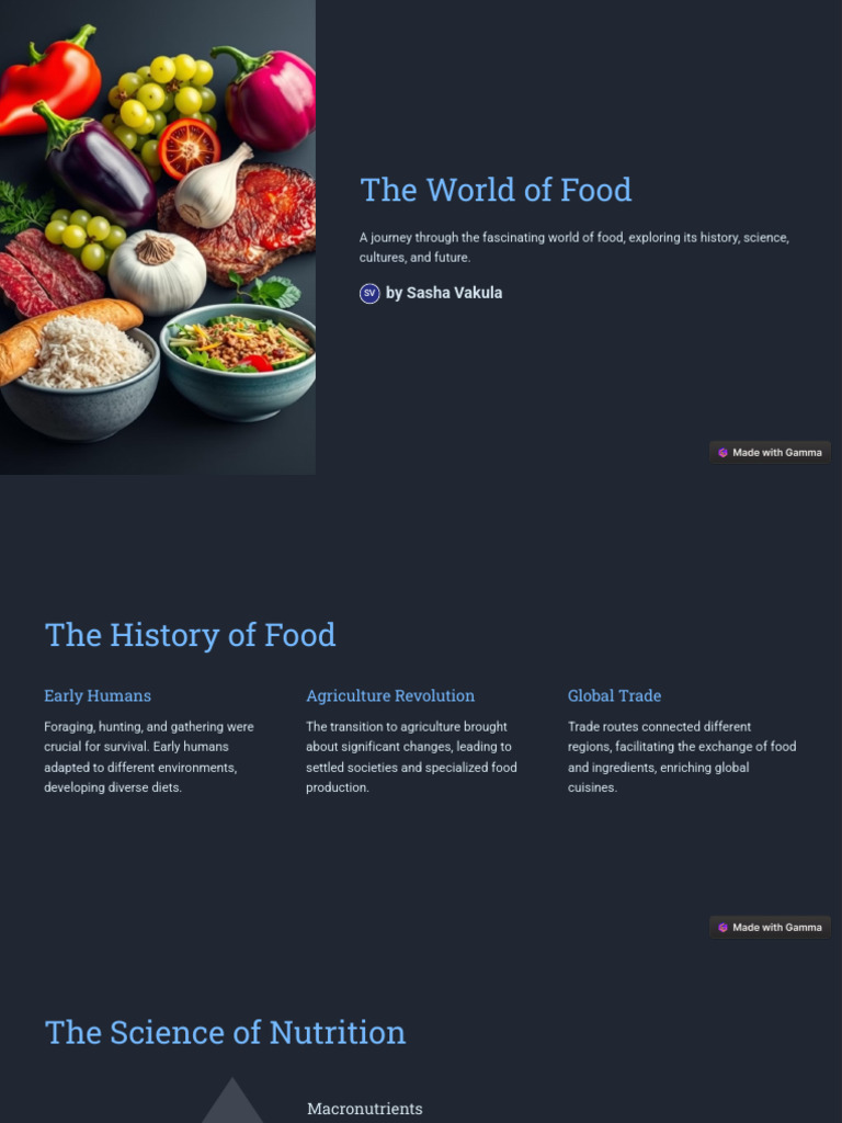 The-World-of-Food | PDF | Foods | Nutrition
