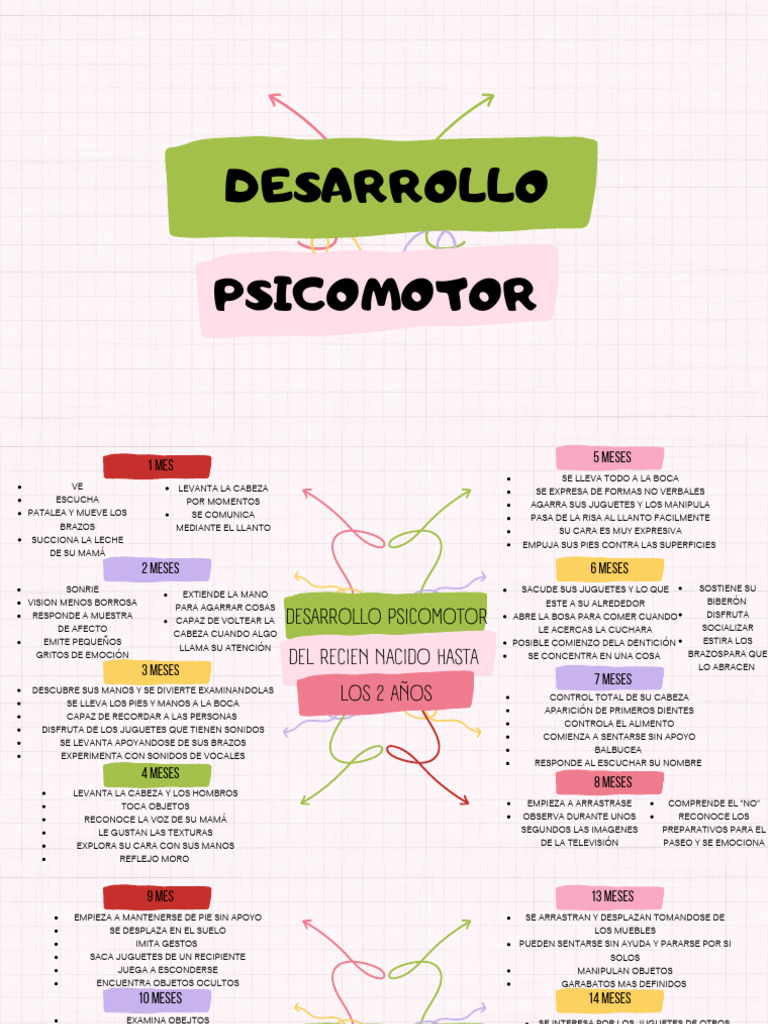 ESQUEMA Desarrollo Psicomotor | PDF