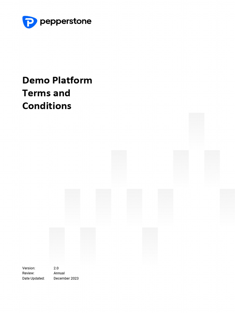Pepperstone Demo Platform Terms & Conditions | PDF | Contractual Term ...
