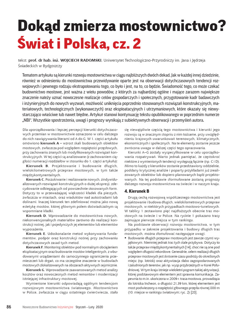 19 Dokad Zmierza Mostownictwo Cz2 | PDF