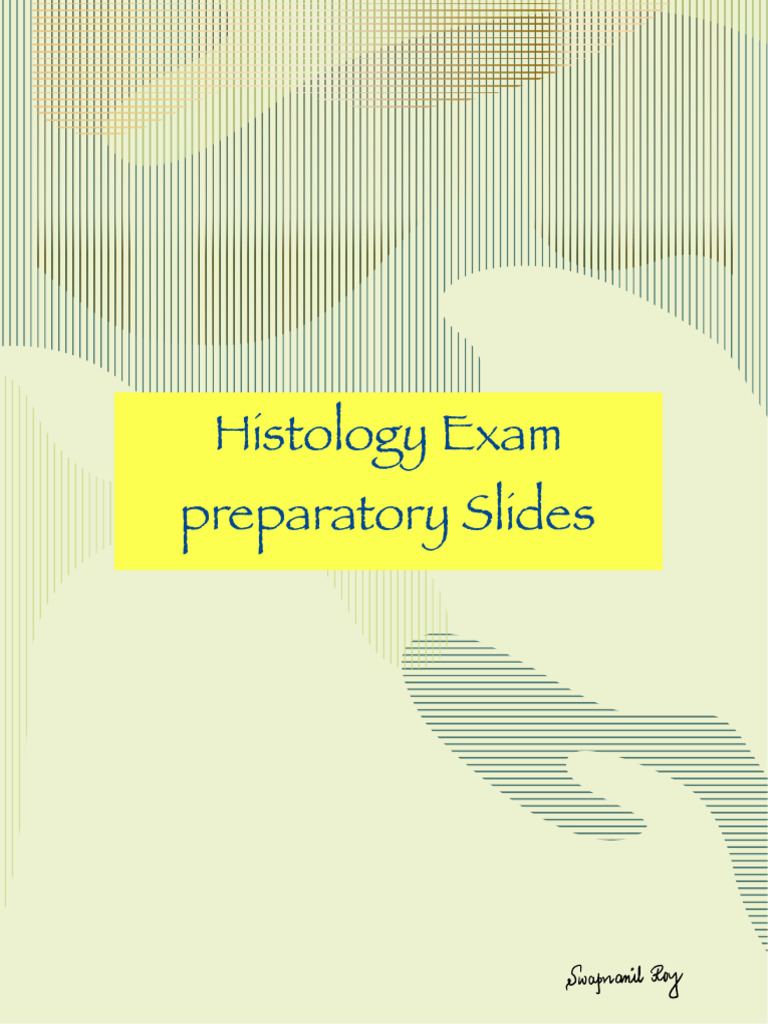 Histology Exam Prep: Tissue Types Overview | PDF | Bone | Epithelium