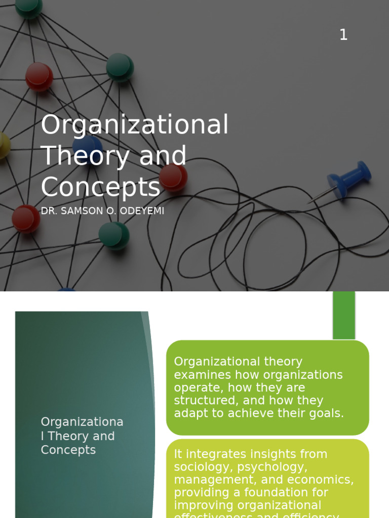 Organizational Theory & Safety | PDF | Occupational Safety And Health ...