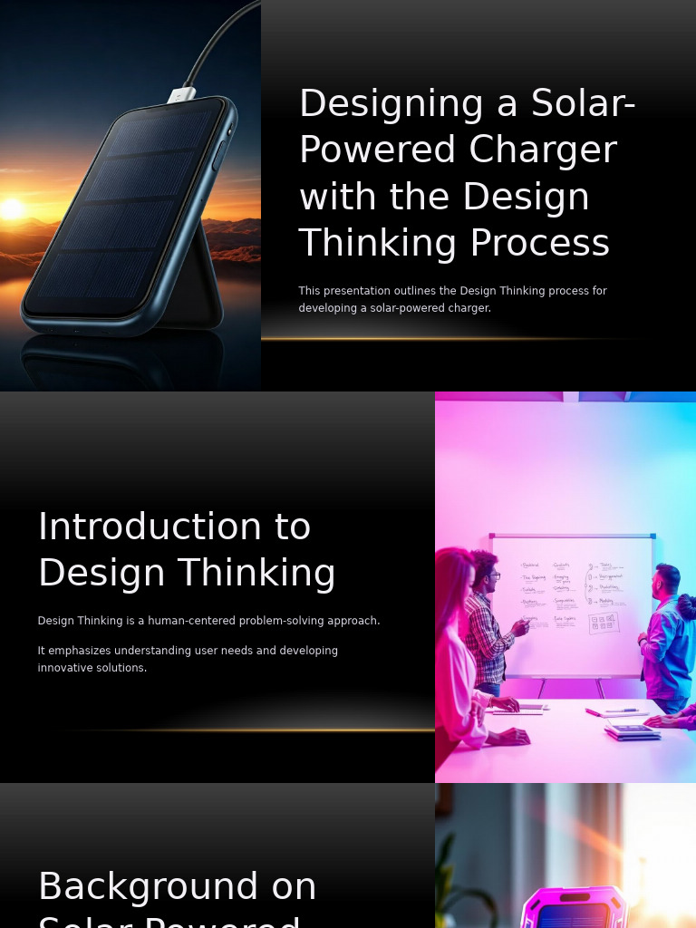 Designing A Solar Powered Charger With The Design Thinking Process ...