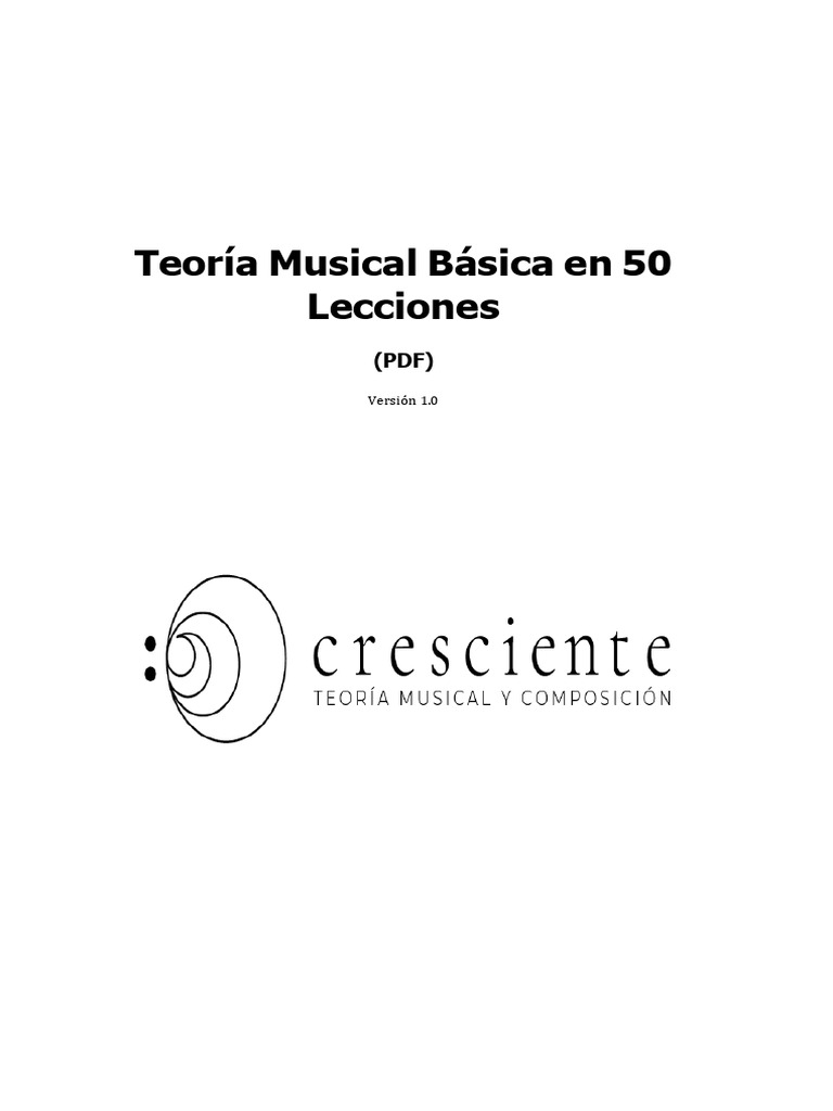 Modulo 01 Teoria Musical | PDF | Clave | Ritmo
