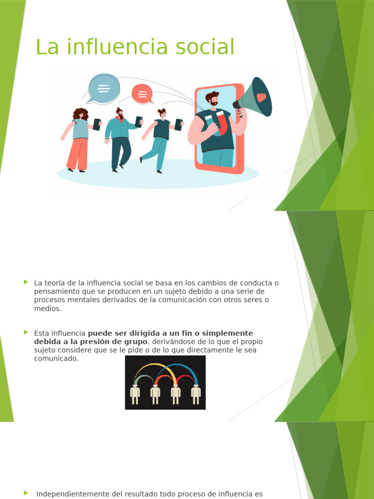 La Influencia Social | PDF | Comportamiento | Persuasión