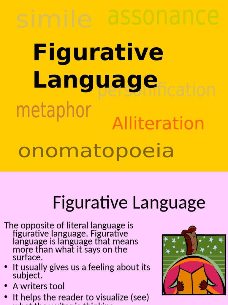 Figurative Language Powerpoint | PDF | Rhyme | Poetry