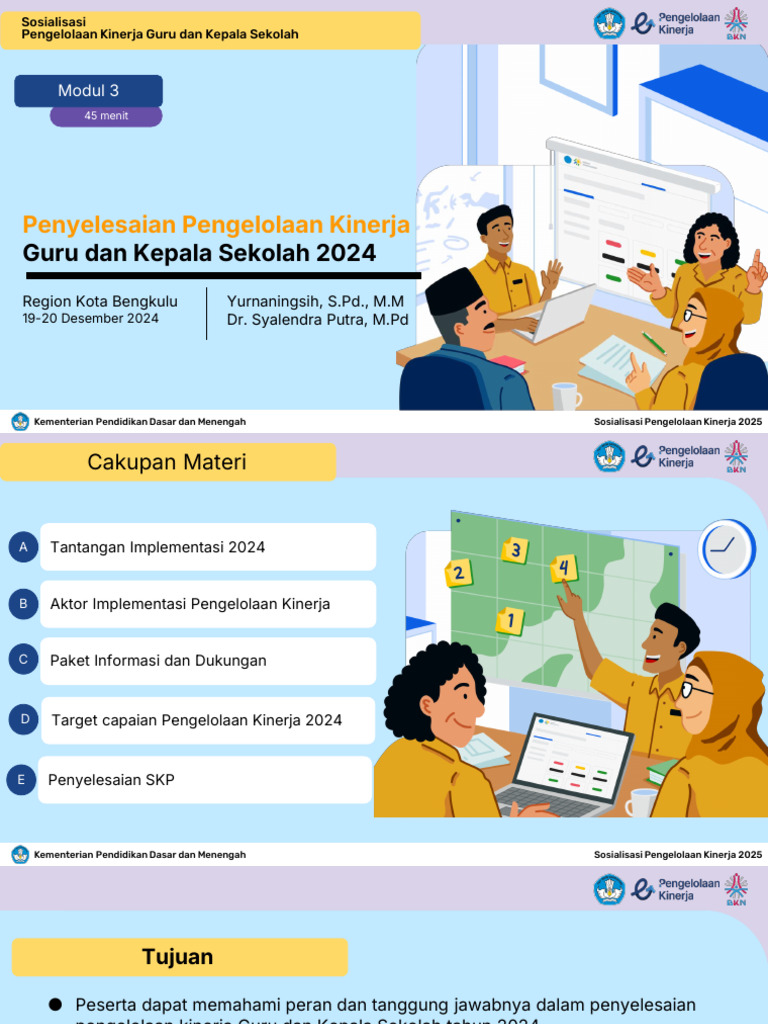 (Modul 3) Penyelesaian Pengelolaan Kinerja Prov BKL | PDF