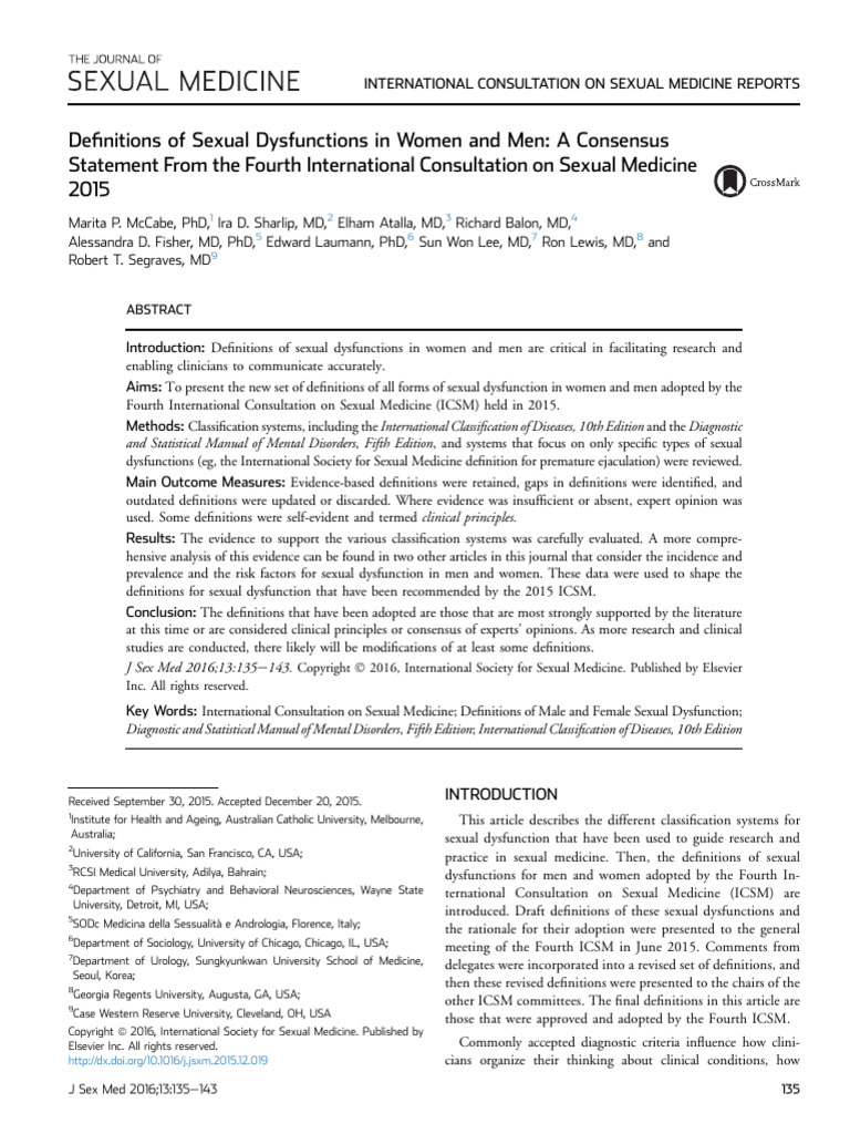 1 Definitions Sex Dysf 2015 Pdf Diagnostic And Statistical Manual 5858