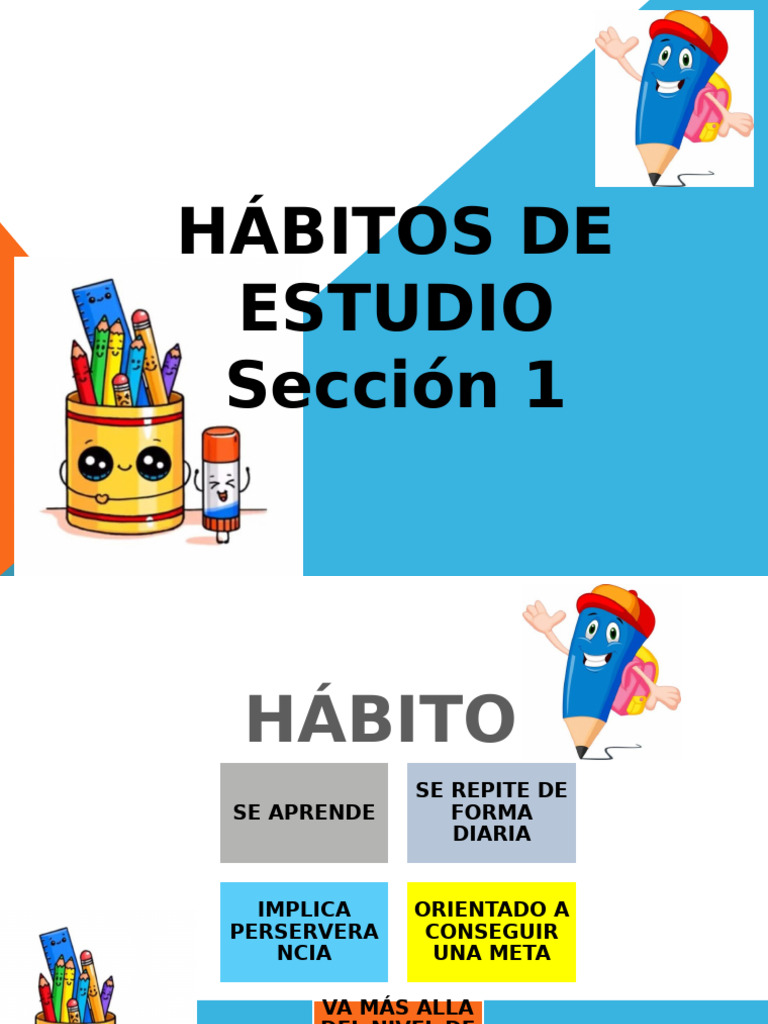 Hábitos Efectivos para Estudiar Mejor | PDF