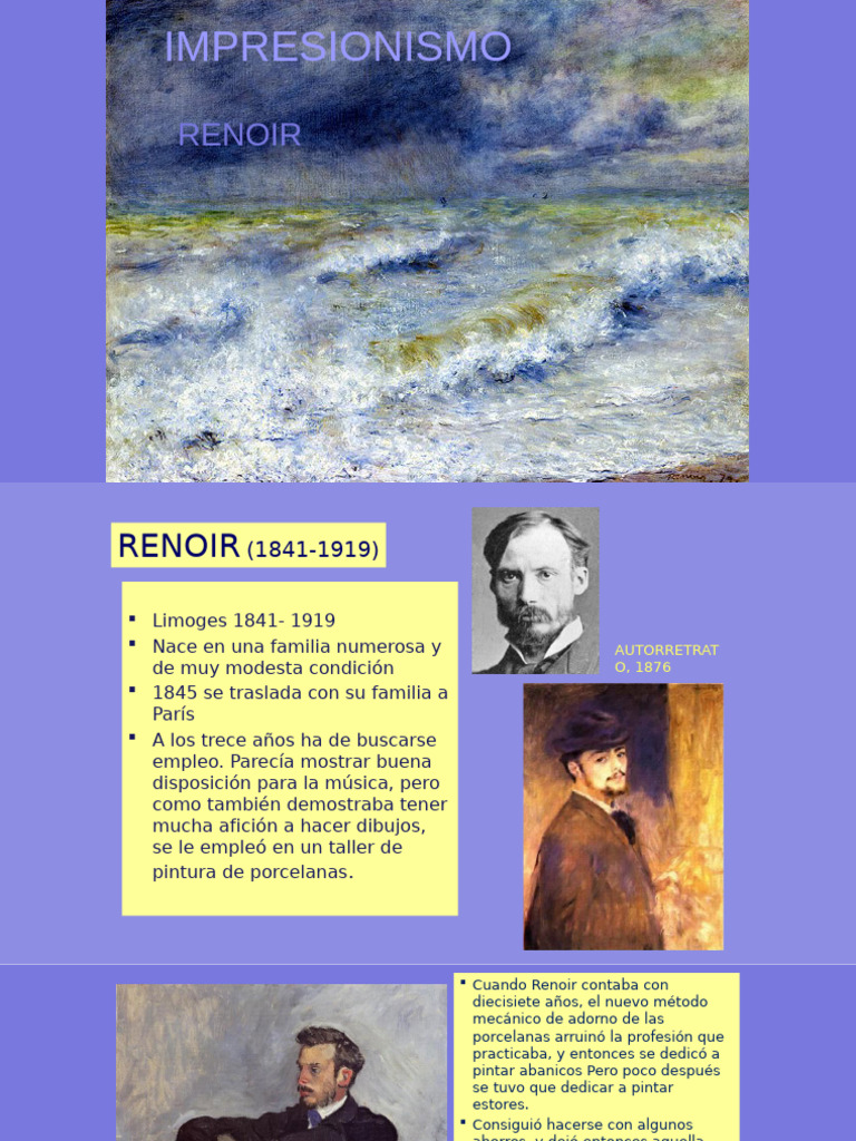 RENOIR | PDF | Pierre Auguste Renoir | Impresionismo