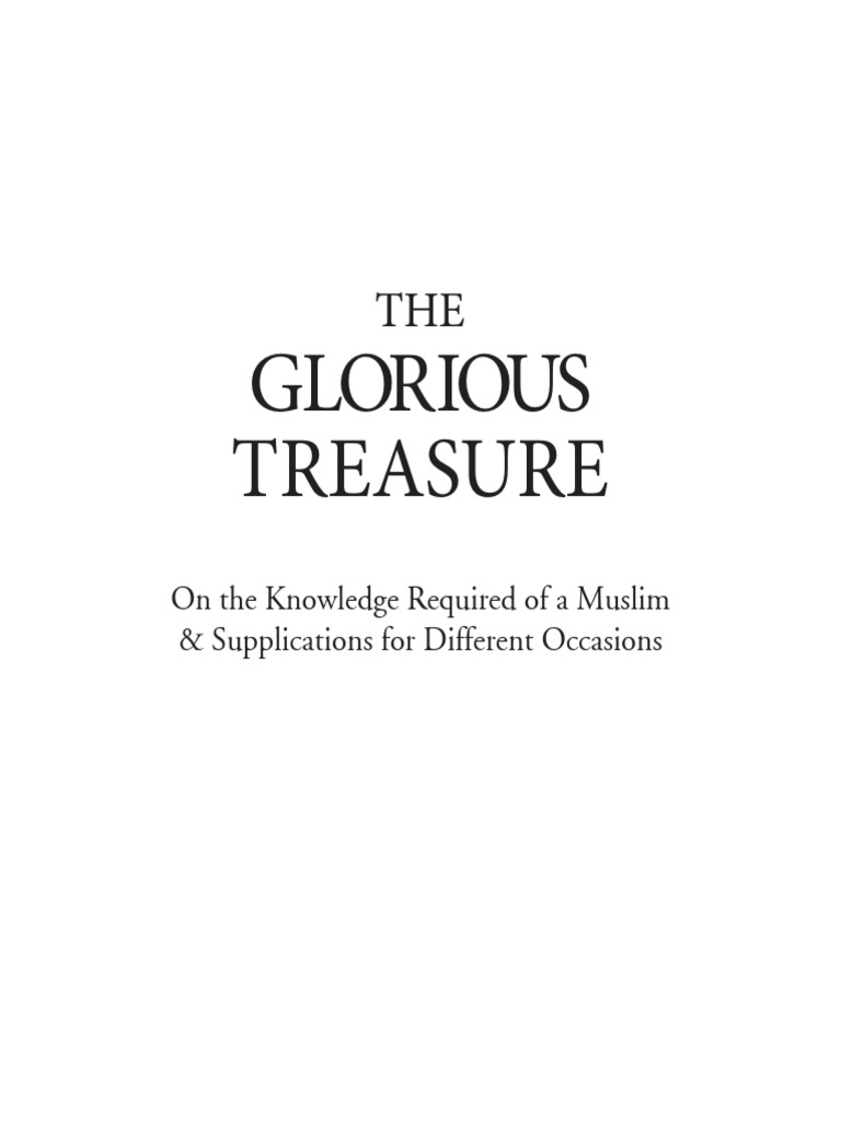 Glorious Treasure | PDF | God In Islam | Muhammad
