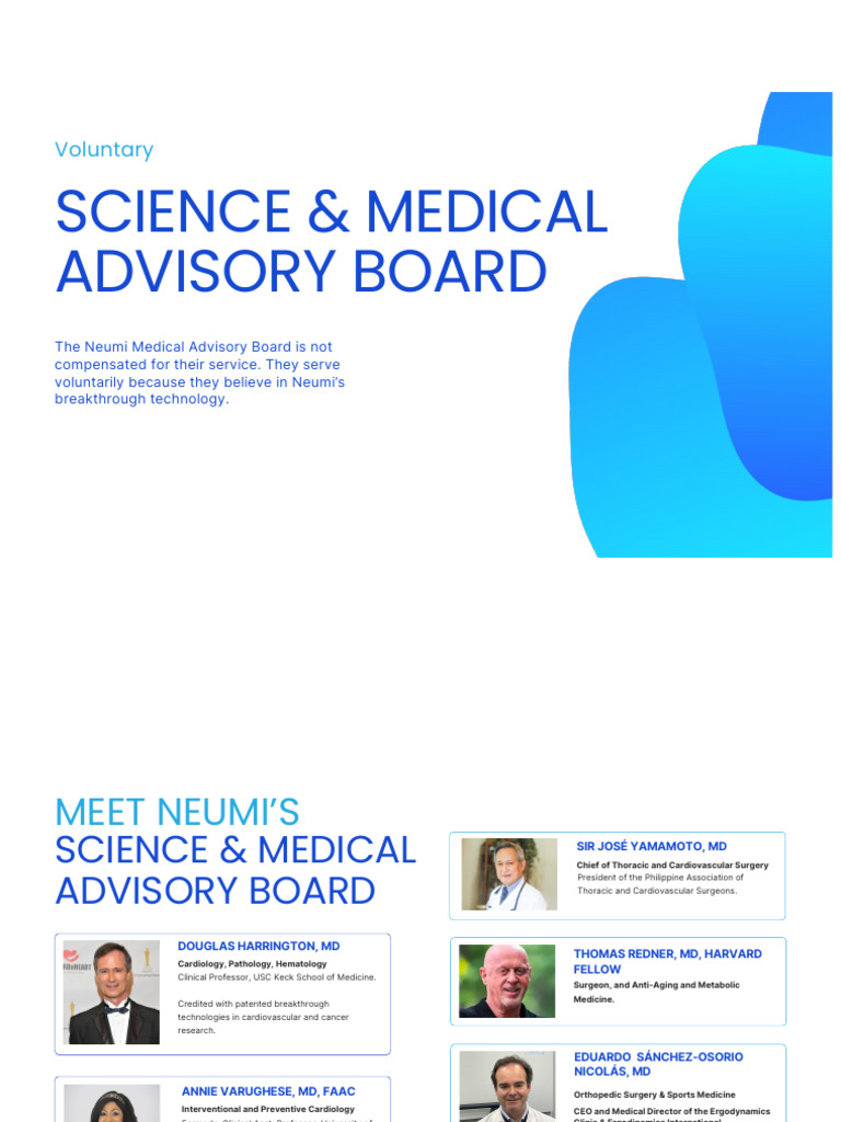 Science & Medical Advisory Board | PDF | Doctor Of Medicine | Medicine