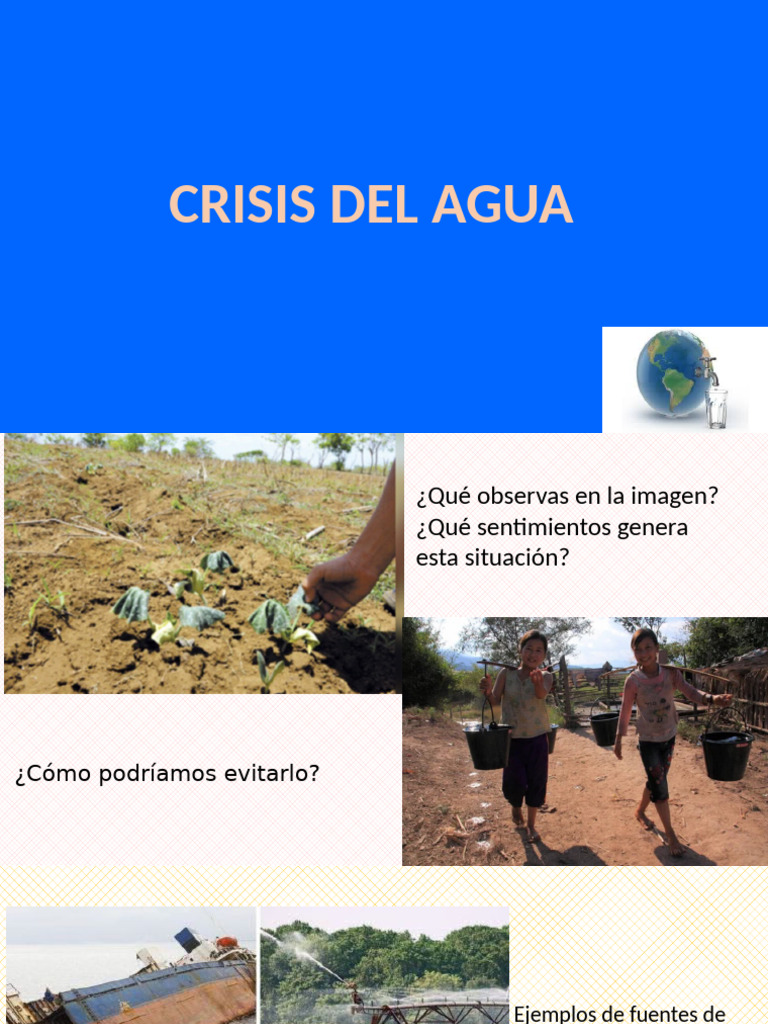 Crisis Del Agua | PDF | Agua | Escasez de agua
