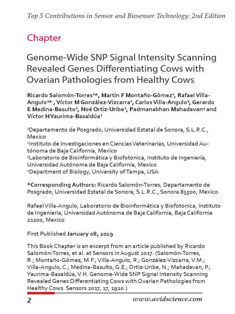Chapter - Genome-Wide-SNP-Signal-Intensity-Scanning-Revealed-Gene | PDF ...