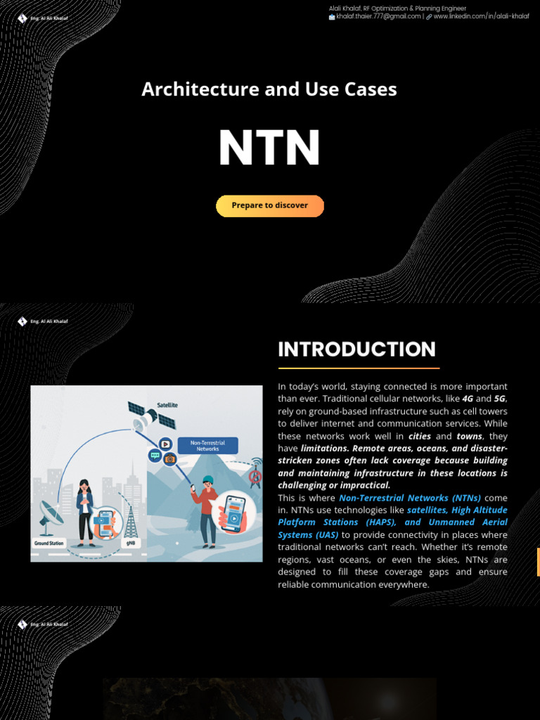NTN Architecture & Use Cases | PDF | Very Small Aperture Terminal ...