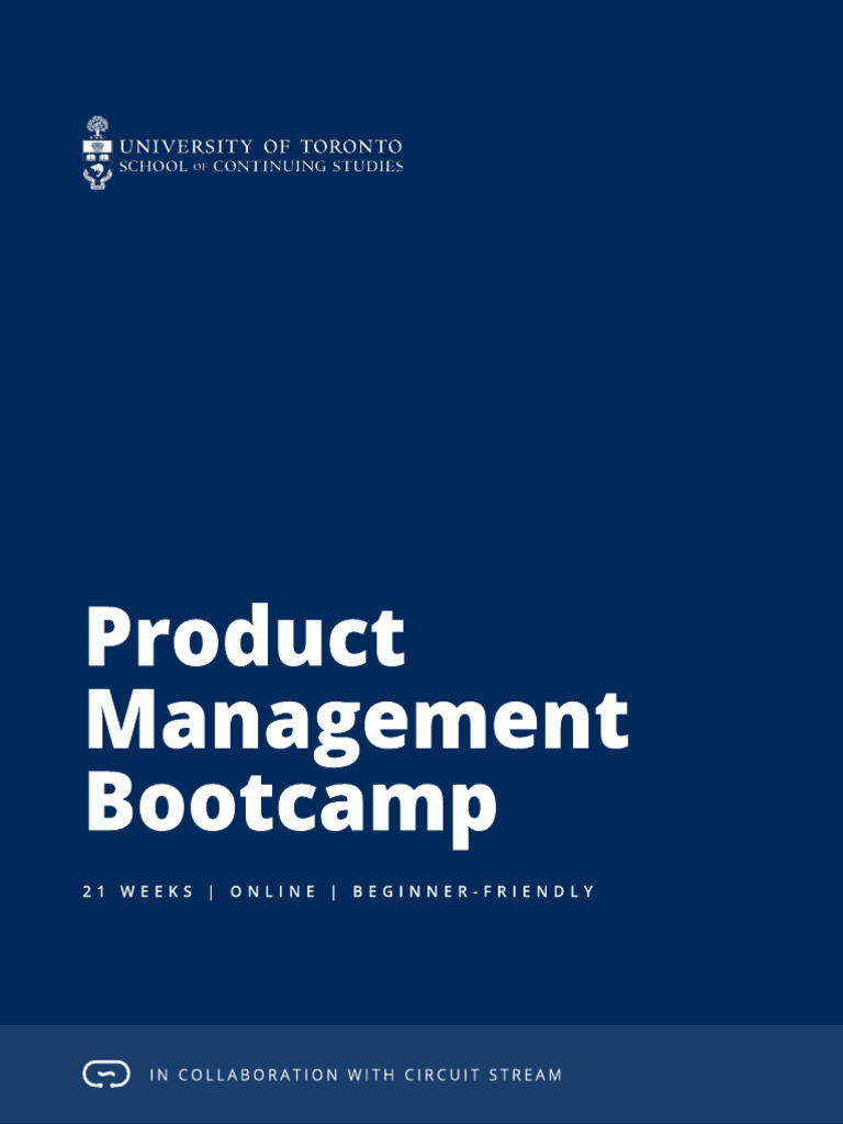 [UOFT] Product Management Bootcamp Syllabus | PDF | Agile Software ...