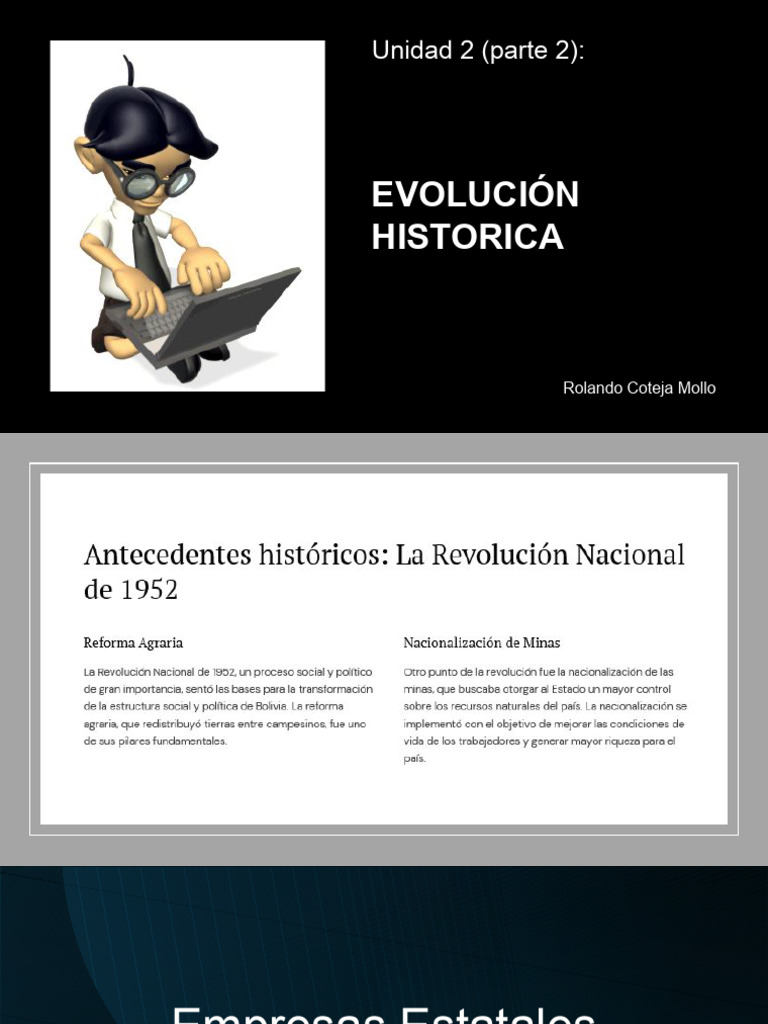 Unidad 2 Parte 2 Evoluci-n Historica.pptx | PDF