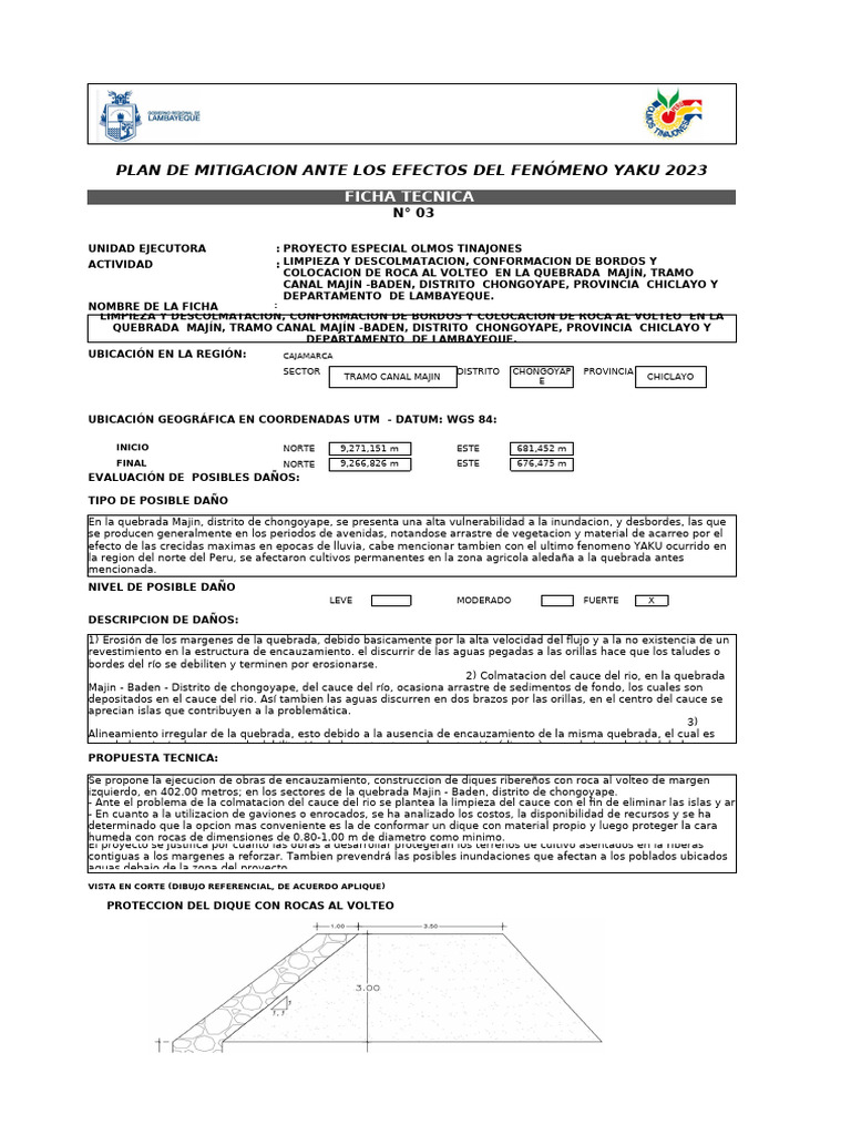FICHA 03 | PDF | Río | Dique