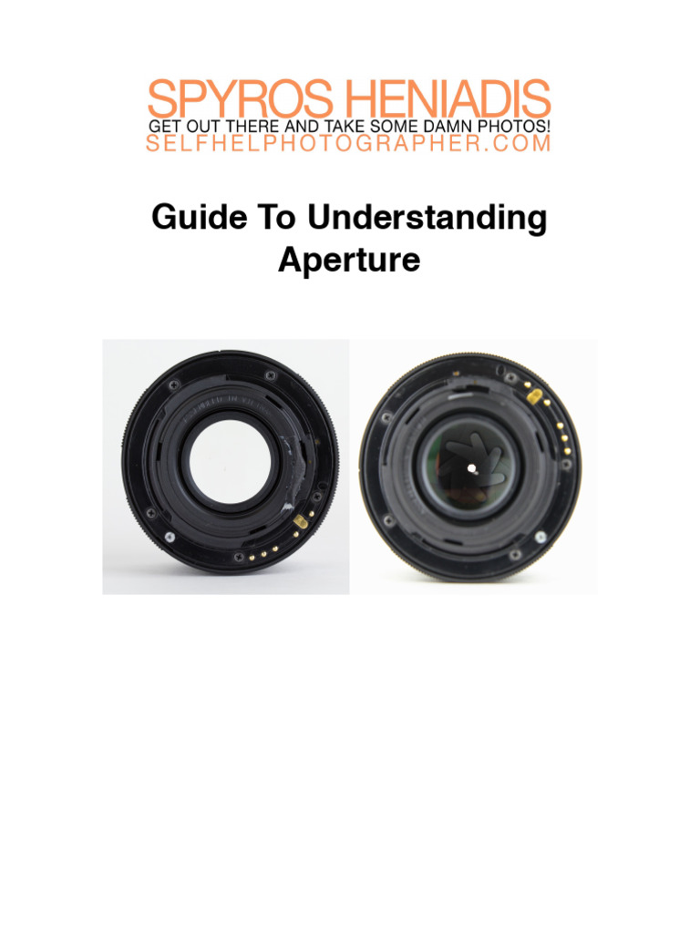 Guide To Understanding Aperture | PDF | Aperture | Camera Lens