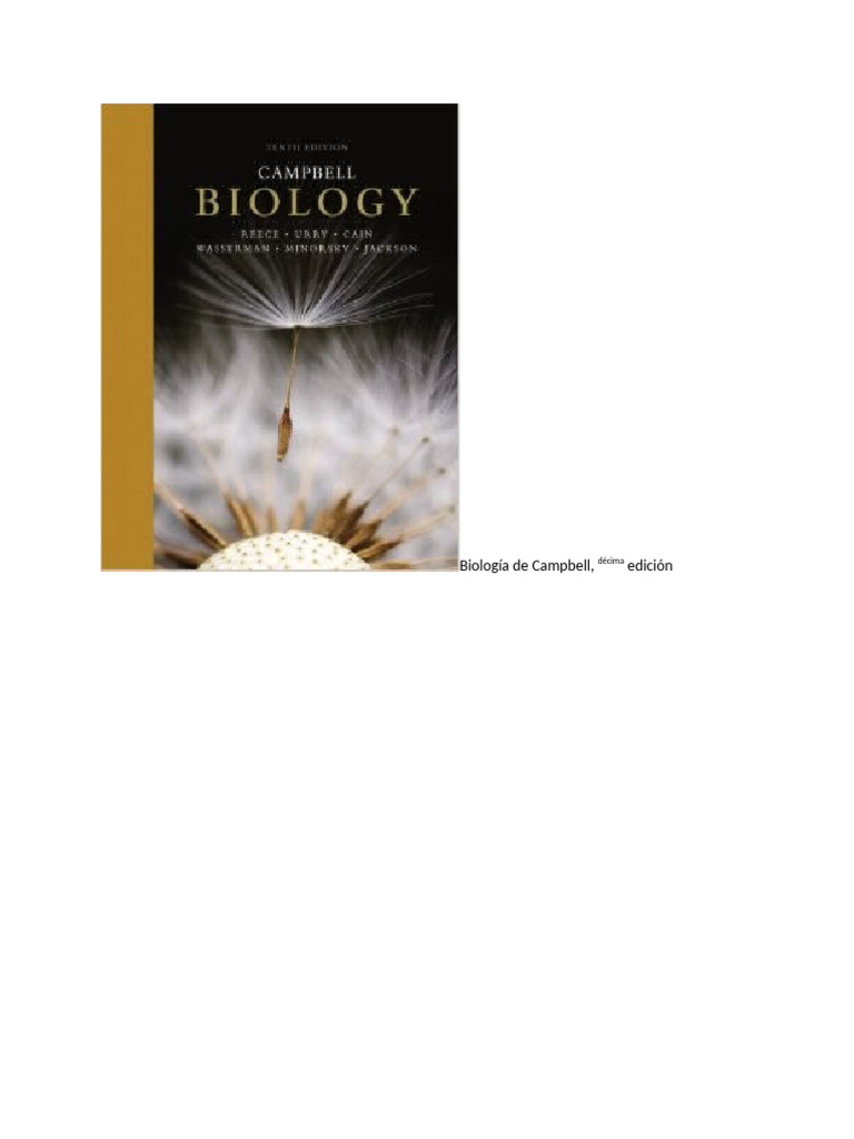 Biología Campbell 10 Edición | PDF