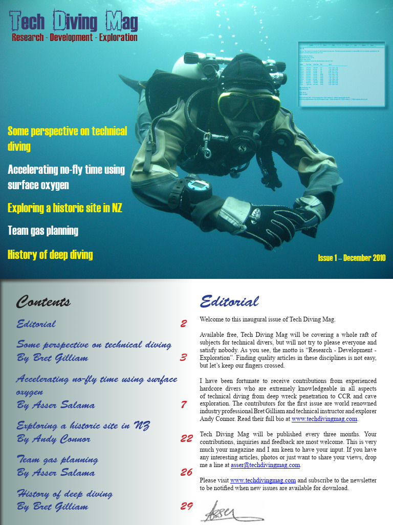 TDM_Issue001 | PDF | Underwater Diving | Scuba Diving