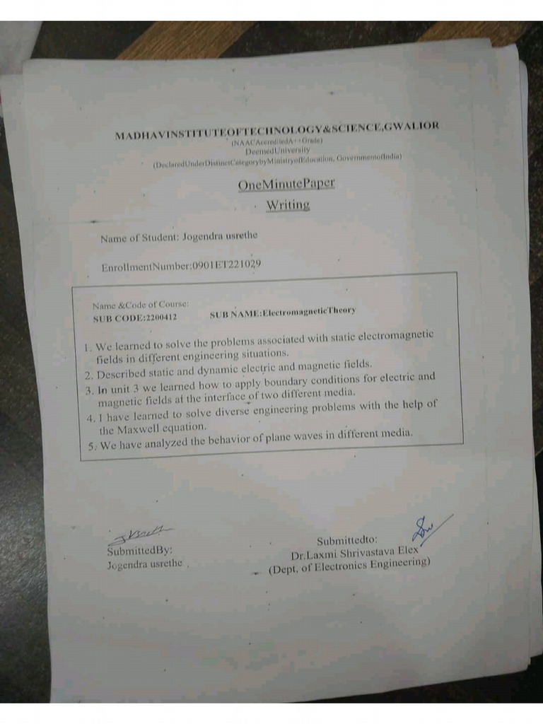 One Minute Report Emt | PDF