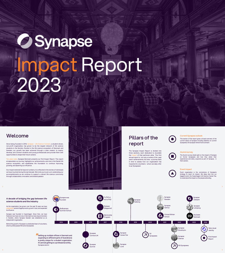 Synapse Impact Report 2023 | PDF | Denmark | Biotechnology