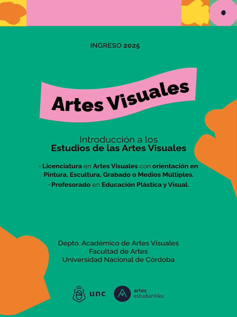 Introducción Artes Visuales 2025 UN Córdoba | PDF | Cuaderno | Imagen
