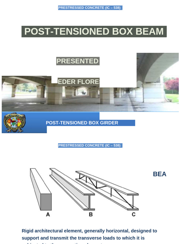 post-tensioned box beams | PDF | Prestressed Concrete | Beam (Structure)