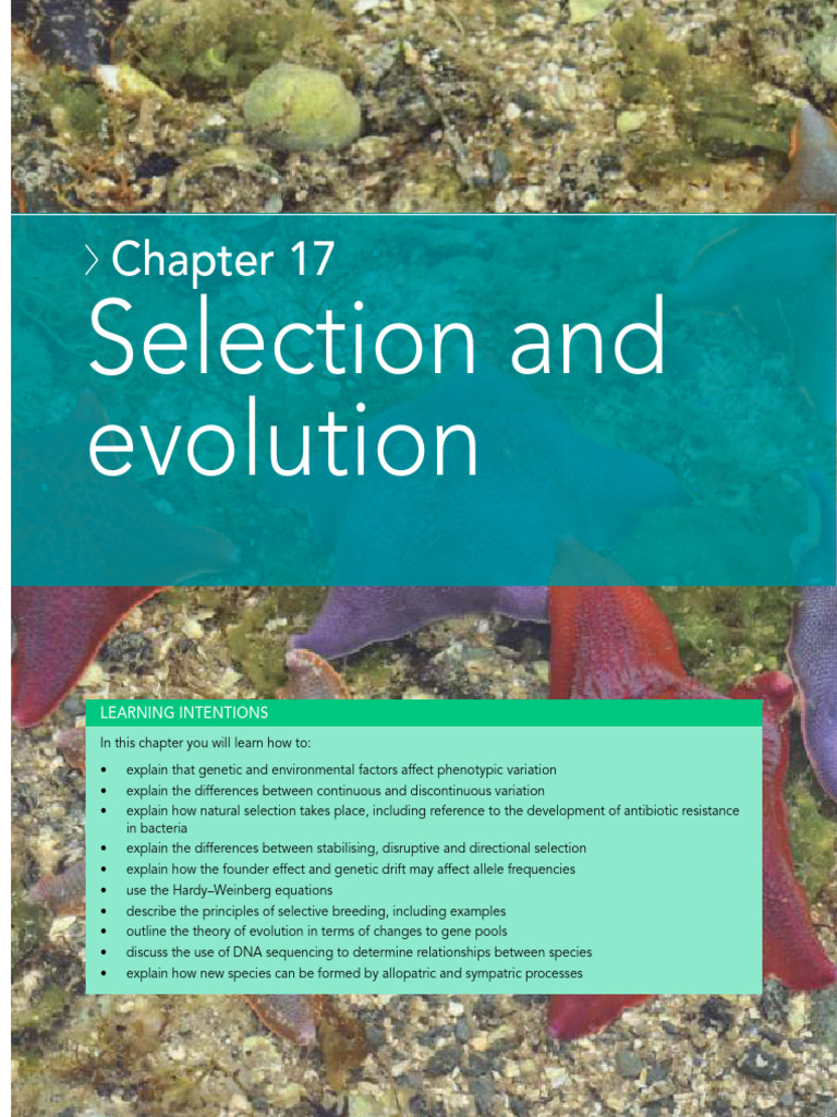 A 17 Selection N Evolution - Book | PDF | Genotype | Natural Selection