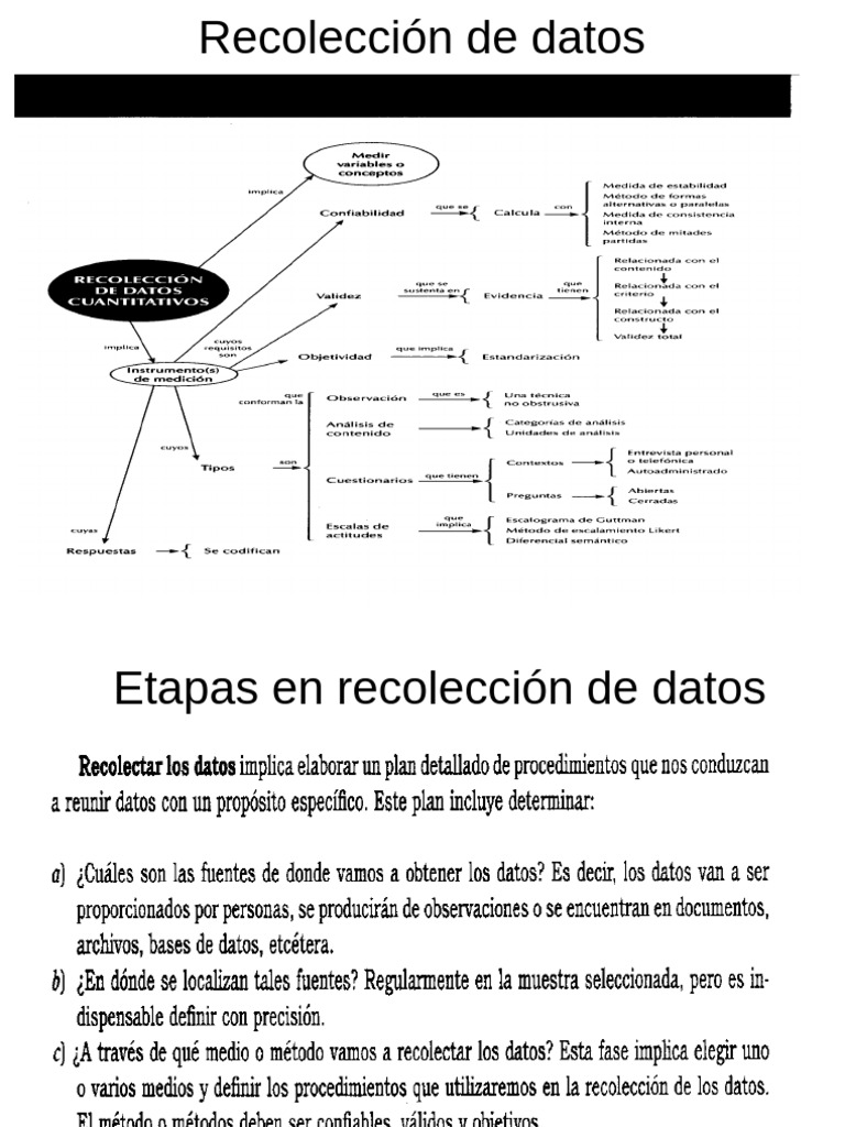 RecolecciÃ N de Datos | PDF