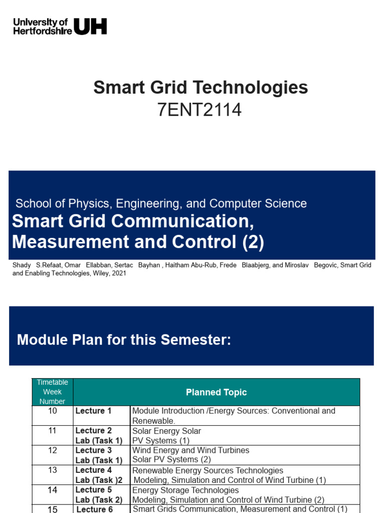 Lecture6 Smart Grid Communication Measurement And Control 2 Pdf Smart Grid Analog To