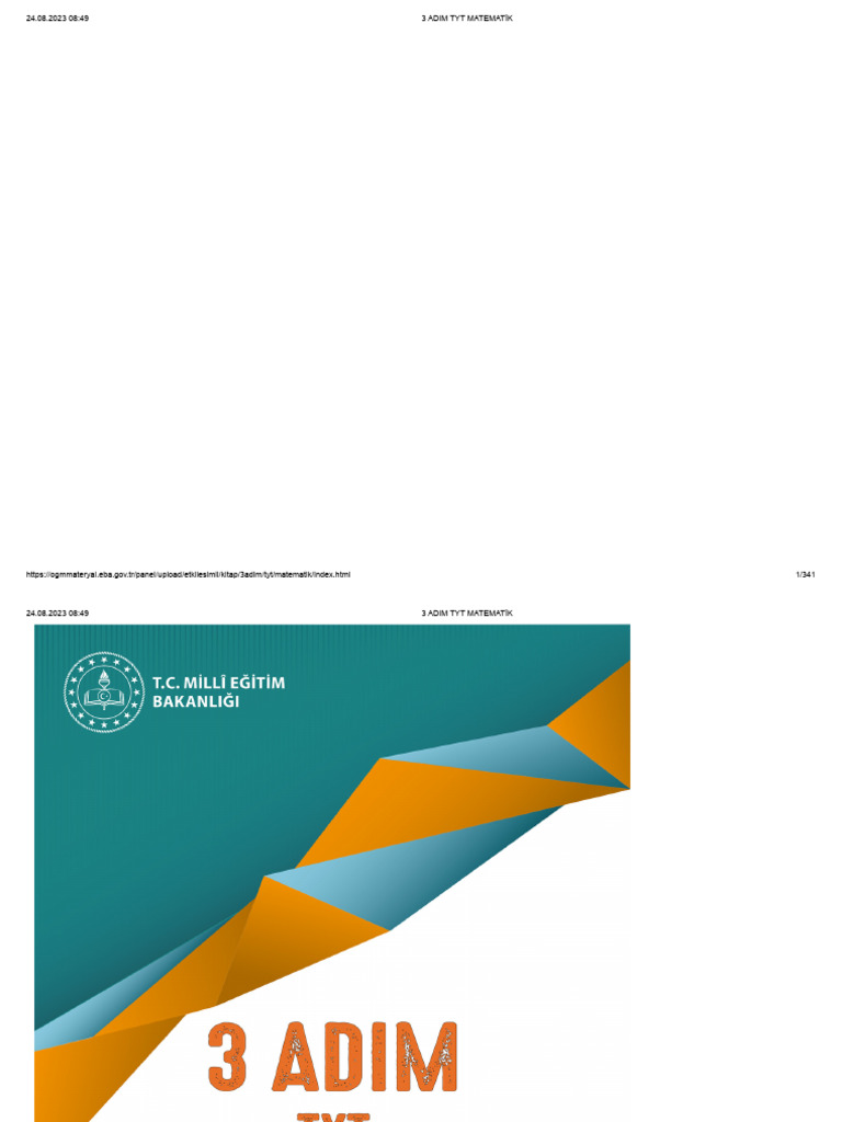 3 Adim Tyt Matemati̇k | PDF