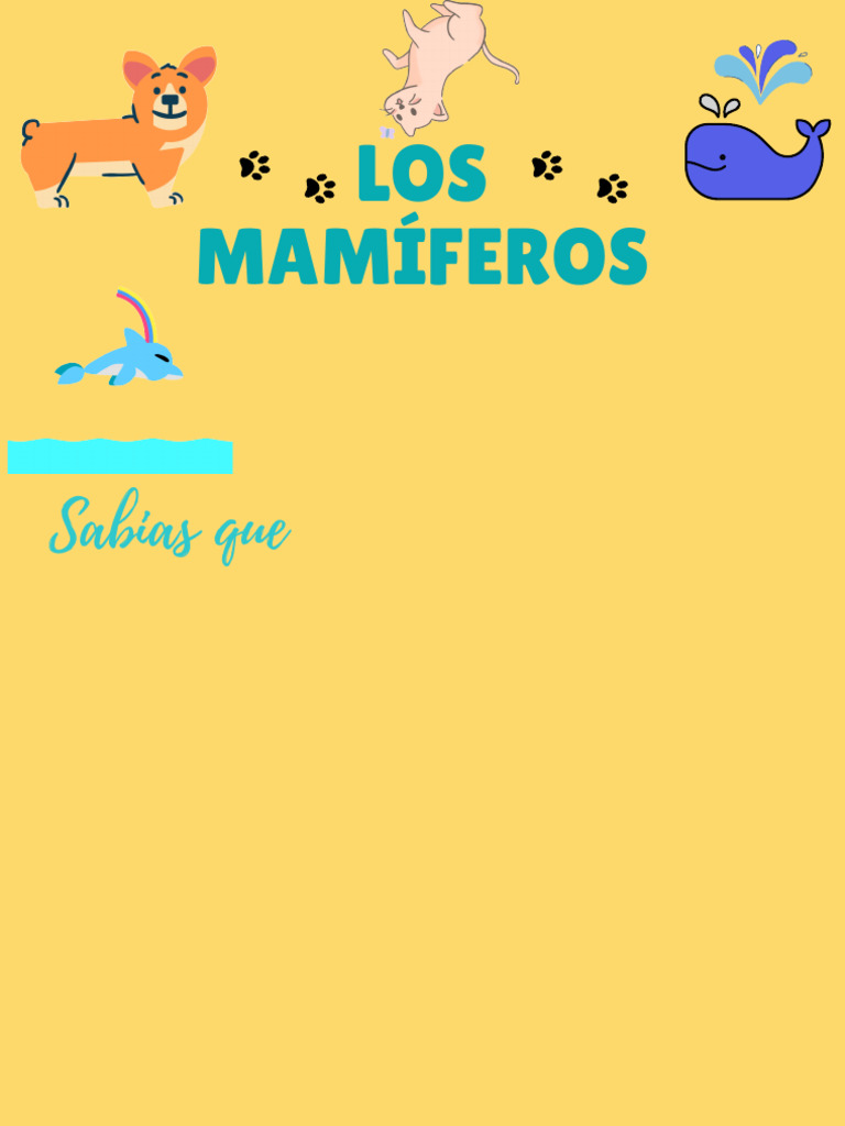 Curiosidades sobre los mamíferos | PDF