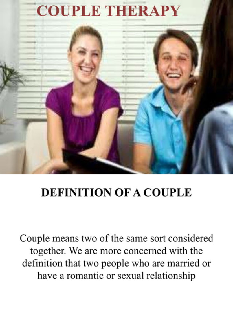 Couple Therapy | PDF