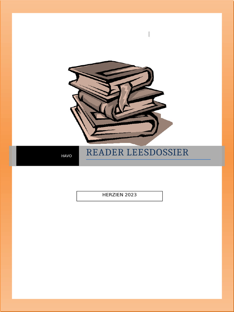 Reader Leesdossier - HAVO - HERZIEN 2023 | PDF