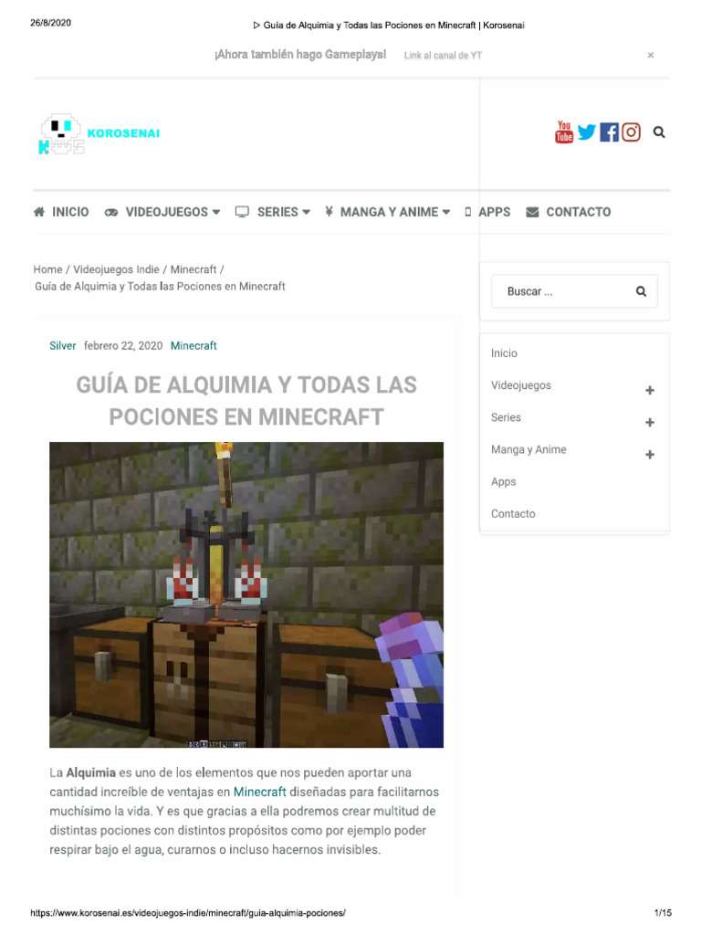 Posiones de Minecraft | PDF