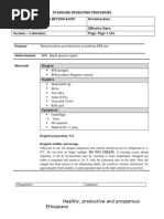 Stool Routine & Microscopy S.O.P. | PDF | Microscopy