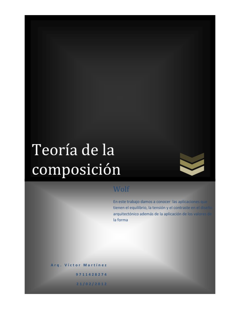 Teoria de La Compocicion | PDF | Composición (artes visuales) | Color