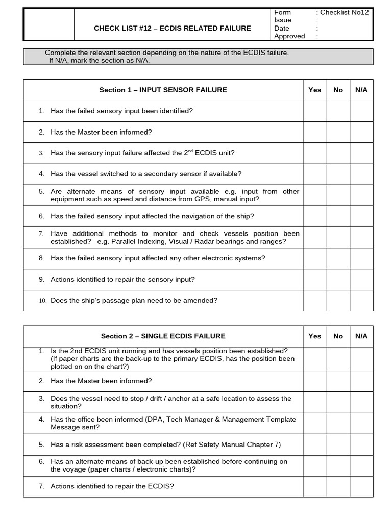 Bridge12 - ECDIS Related Failures | PDF | Navigation