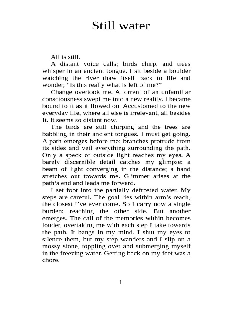 Still Water | PDF