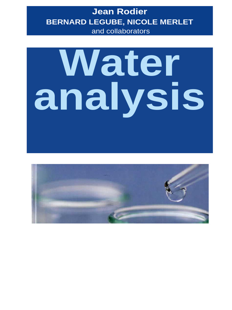 Physicochemical Water Analysis Guide | PDF | Atomic Absorption ...