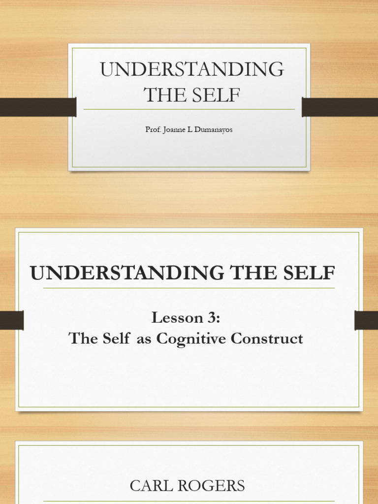 The Self as Cognitive Construct | PDF | Self Concept | Self