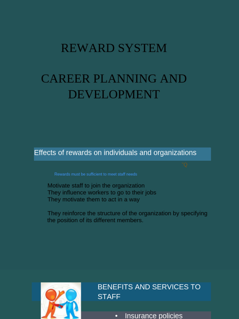Reward System, Career Planning and Development | PDF | Mentorship ...