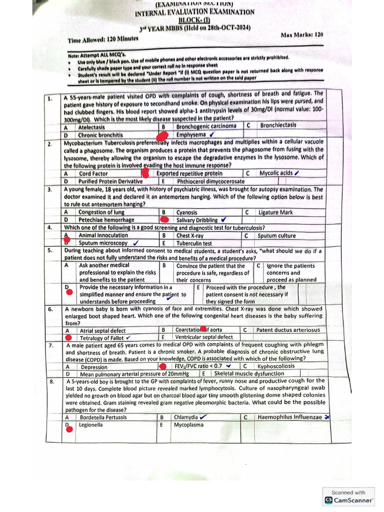 Block I KMC 2024 | PDF