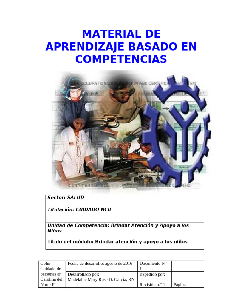 Niños CBLM | PDF | Higiene | Aprendizaje