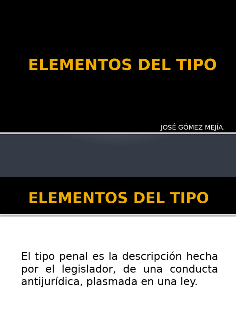 Elementos del Tipo Penal Explicados | PDF | Justicia | Crimen y violencia