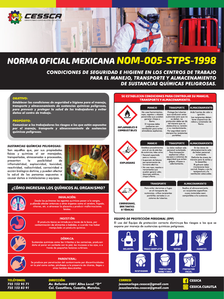 NOM-005-STPS-1998 | PDF