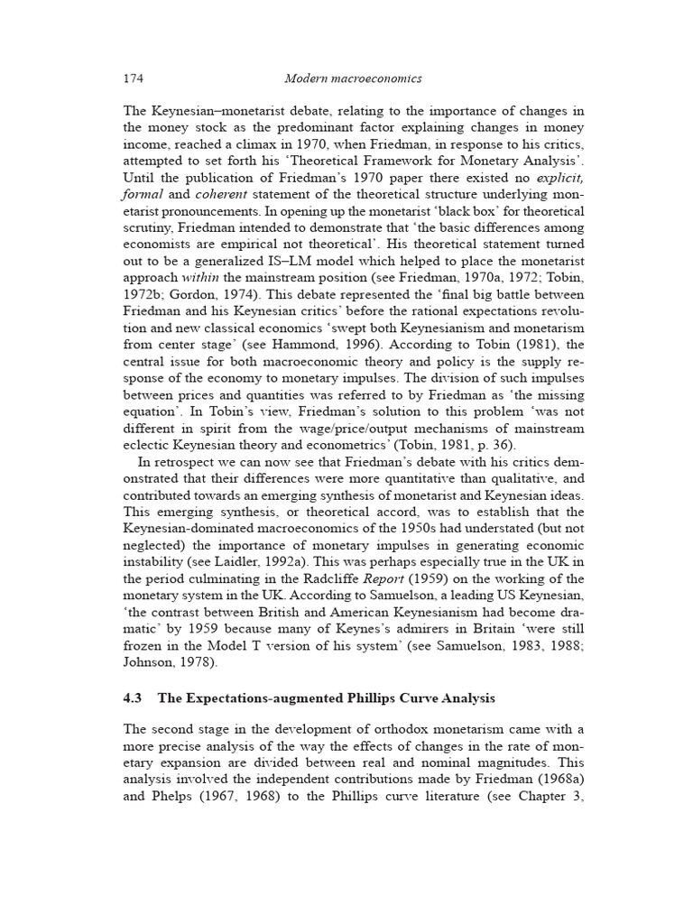 SV CAP 4.3 | PDF | Inflation | Phillips Curve
