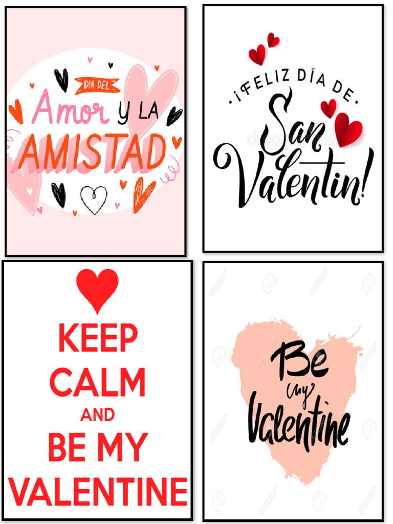 Tarjetas San Valentin | PDF